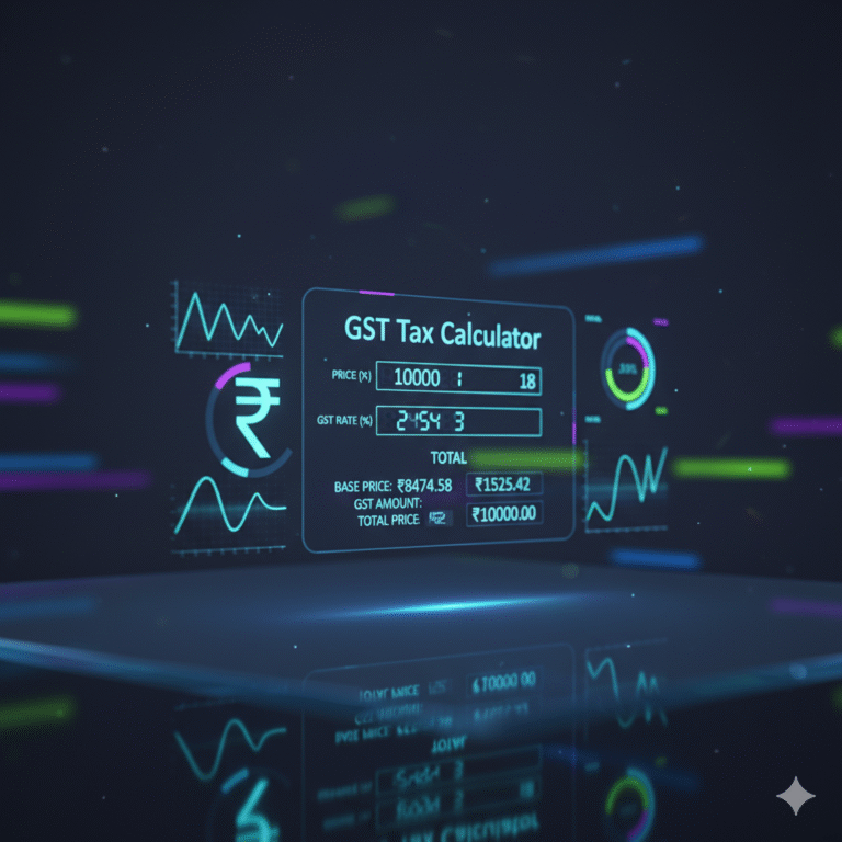 GST Tax Calculator – Instant & Accurate GST Calculation